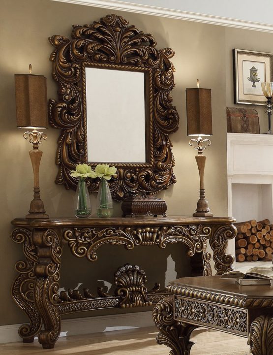 Homey Design HD-458 Vienna Mansion Chair - USA Furniture Warehouse