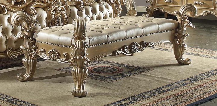 Homey Design Royal Kingdom HD-7012 Bed Bench - USA Furniture Warehouse