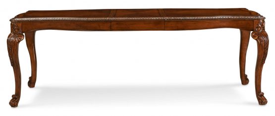 Old World Storage Leather Bench