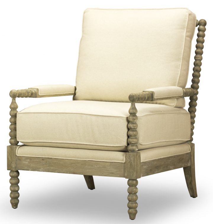Spectra Home Marche Accent Chair Linen - USA Furniture Warehouse