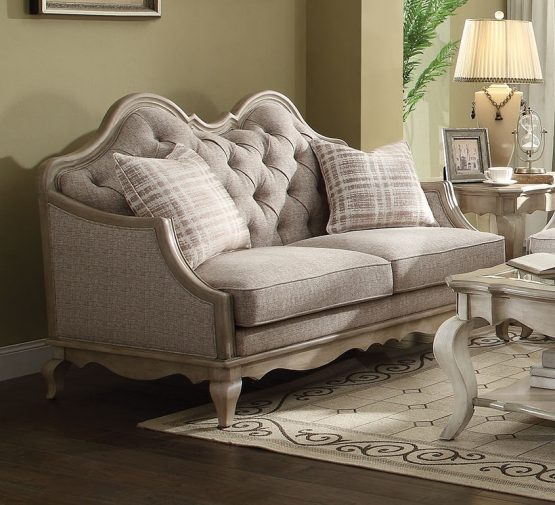 Acme Furniture Chelmsford Traditional Sofa Set - USA Furniture Warehouse