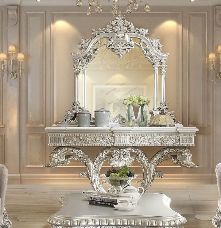 HD-372 Homey Design Empire Royale Console Table - USA Furniture Warehouse