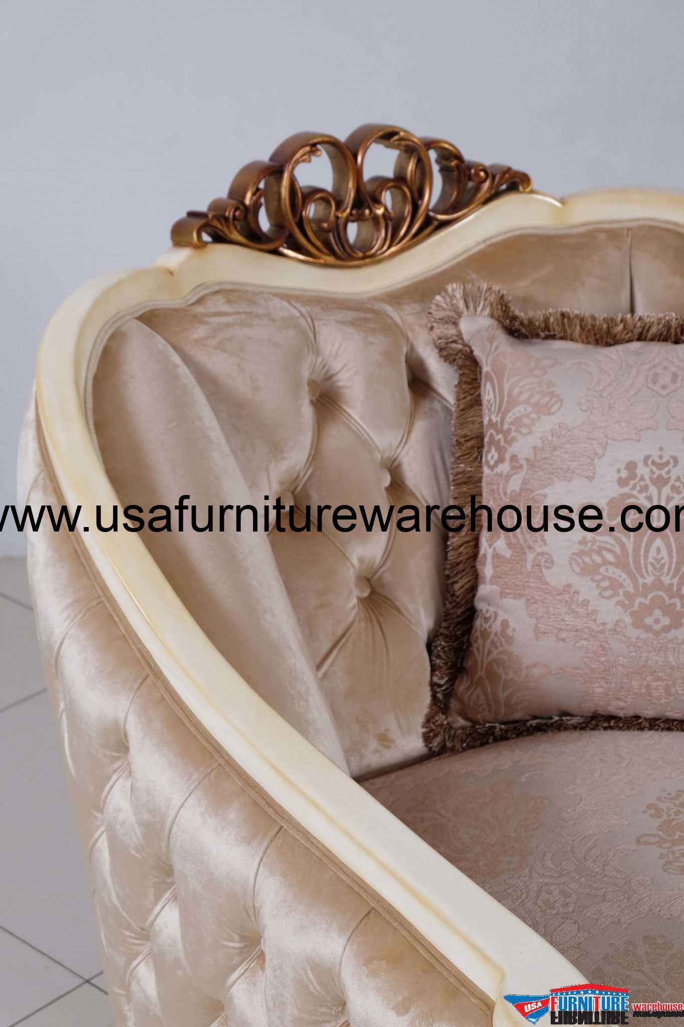 European Furniture Angelica Luxury Chair - USA Furniture Warehouse