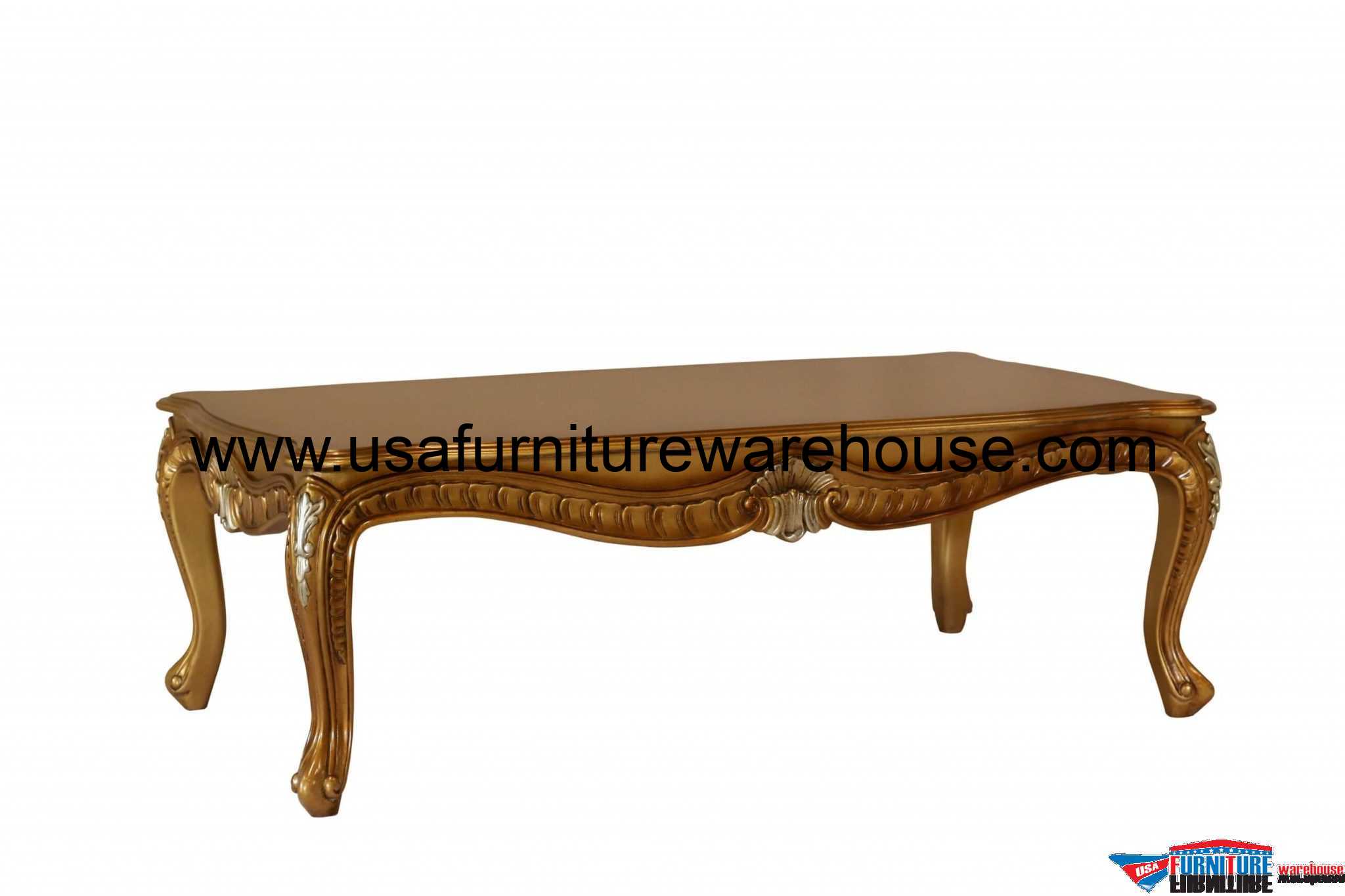 European Furniture Emperador Cocktail Table - USA Furniture Warehouse