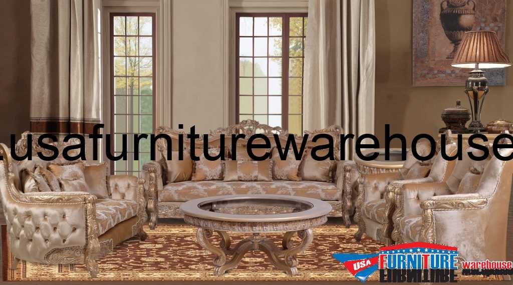 European Furniture Imperial Palace Sofa Set - USA Furniture Warehouse