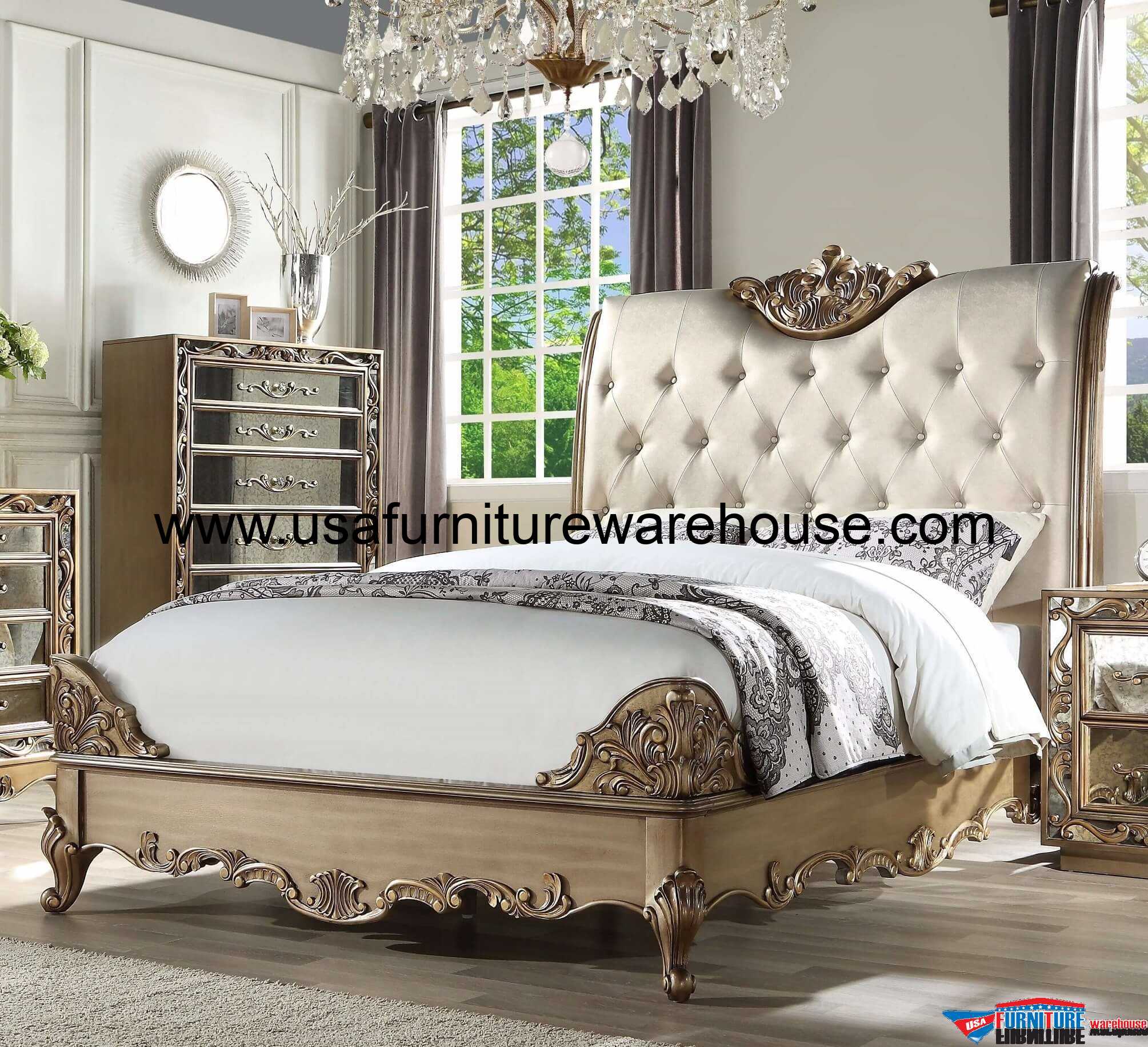 Acme Orianne Bed - USA Furniture Warehouse