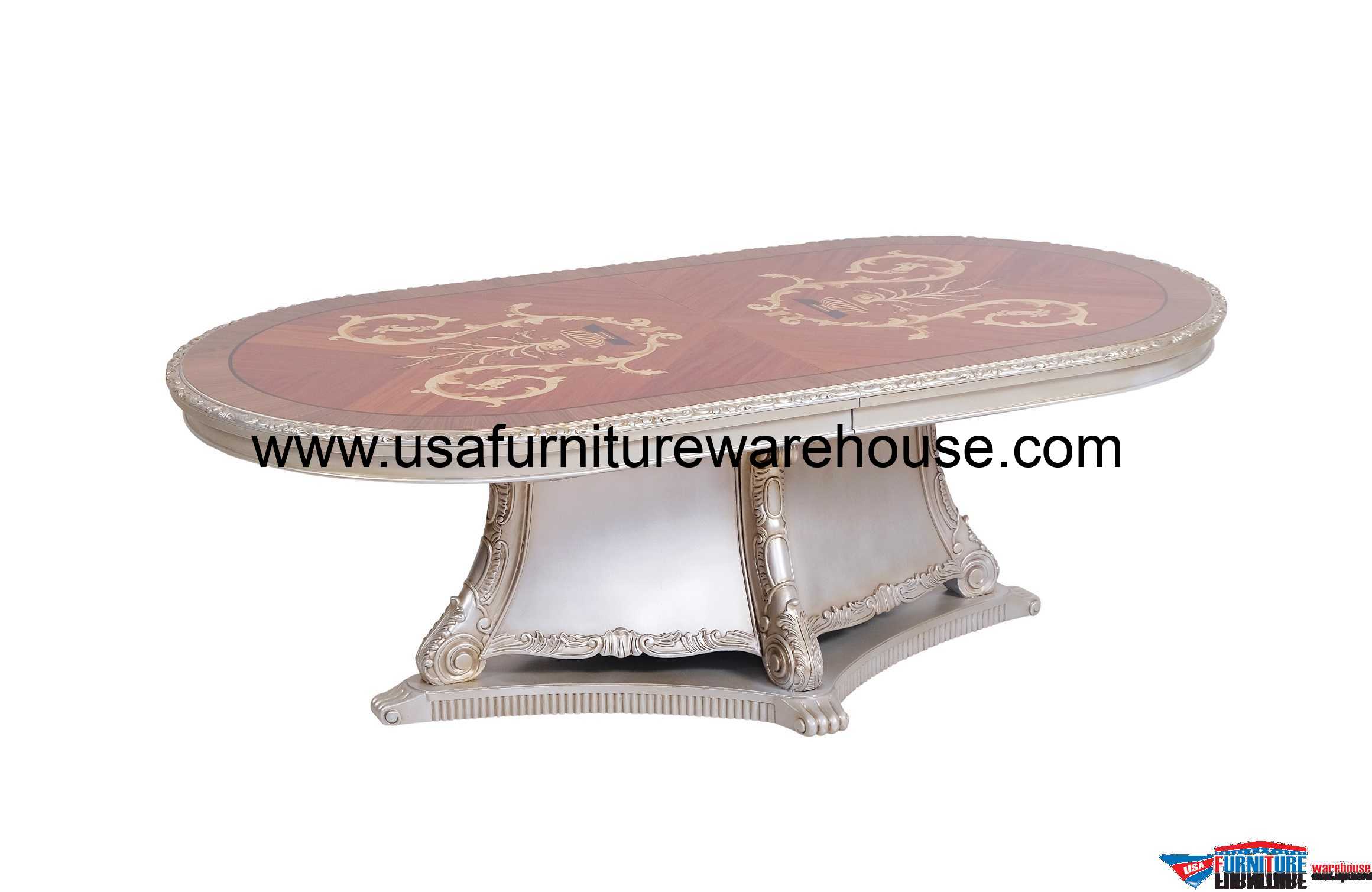 European Furniture Bellagio Luxury Dining Table - USA Furniture Warehouse