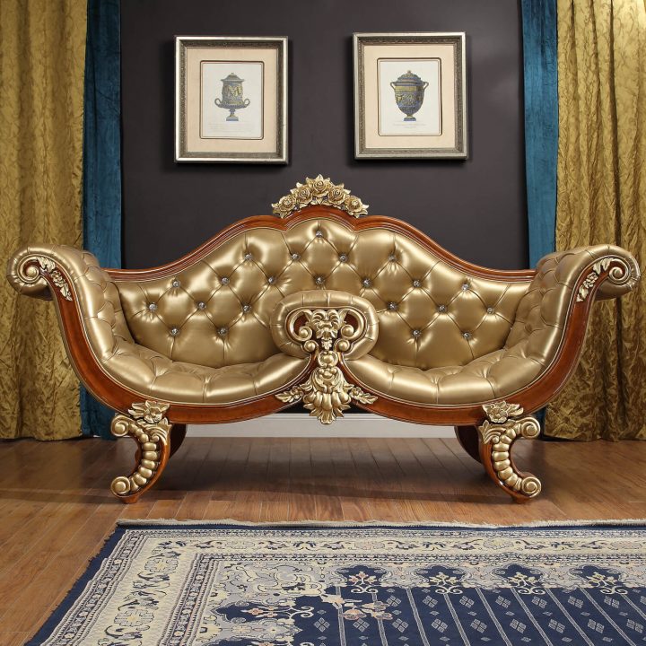 Homey Design HD-8024 Victorian Bed Bench - USA Furniture Warehouse