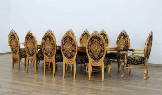European Furniture Emperador Extendable Dining Table - USA Furniture ...